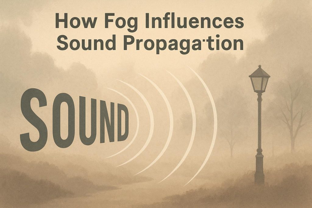 How Fog Influences Sound Propagation